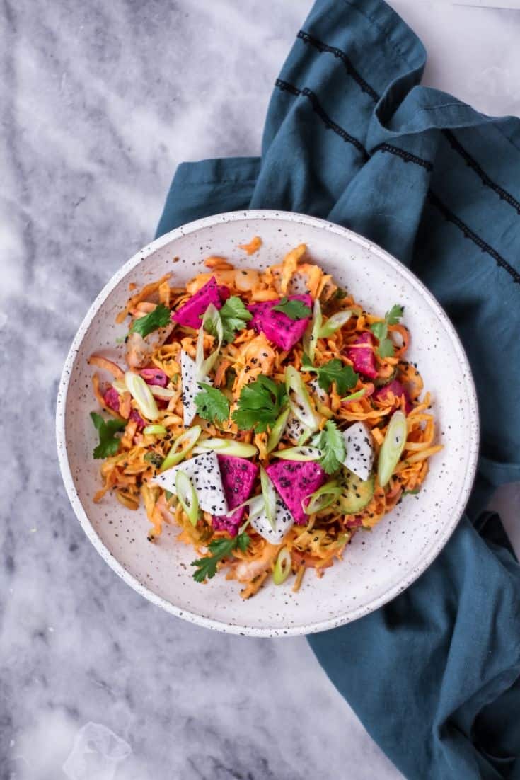 Curried Dragonfruit and Chicken Salad – Saving Dinner