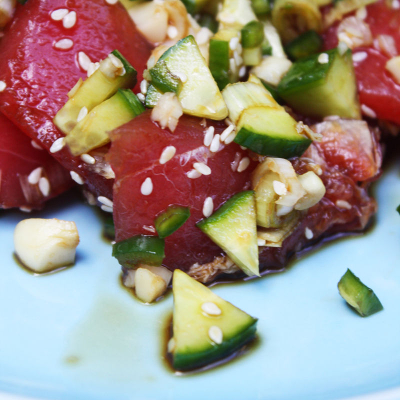 Fresh Ahi Tuna Salad – Saving Dinner