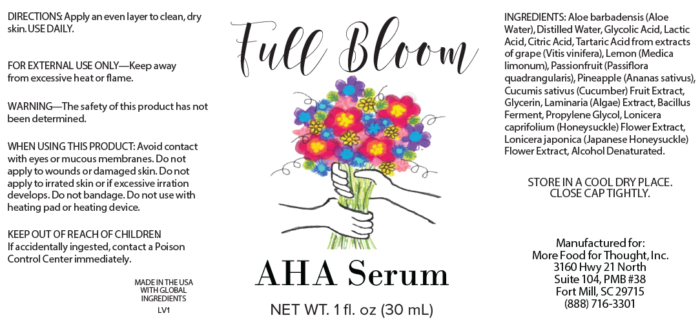 AHA Serum – Saving Dinner